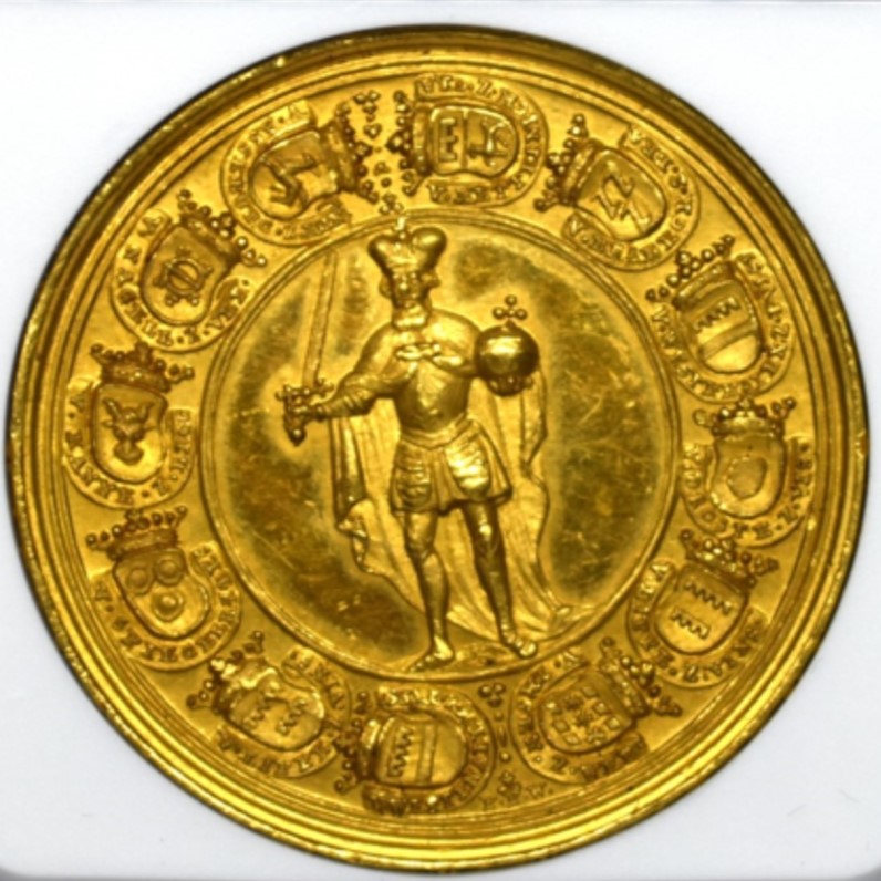 【Sold】神聖ローマ帝国 1719年 バーダーボルン クレメンス・アウグスト 12ダカットメダル MS64PL NGC | ソブリンパートナーズ